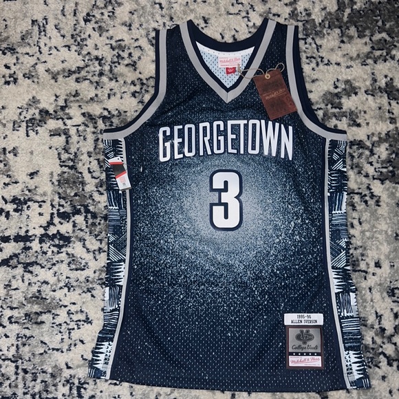 Mitchell & Ness | Shirts | New Ncaa Mitchell Ness Allen Iverson ...